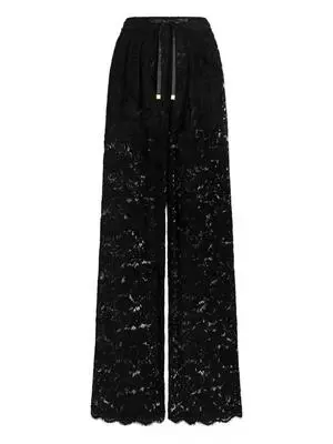 Dolce & Gabbana Lace Wide Leg Trousers