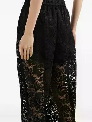 Dolce & Gabbana Lace Wide Leg Trousers