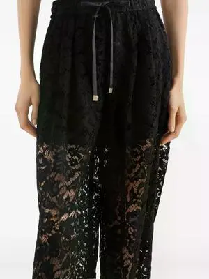 Dolce & Gabbana Lace Wide Leg Trousers