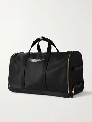 ANYA HINDMARCH Leather-trimmed Econyl® Weekend Bag