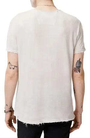 John Varvatos Freedom Raw Edge T-shirt - Salt