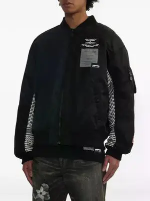 Yohji Yamamoto Contrast-sleeve Bomber Jacket