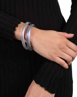 Alexis Bittar Lucite Skinny Bangle Bracelet Aurora