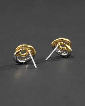 Alexis Bittar Solanales Spiral Stud Earrings - Gold