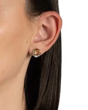 Alexis Bittar Solanales Spiral Stud Earrings - Gold