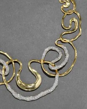 Alexis Bittar Solanales Intertwined Crystal Necklace