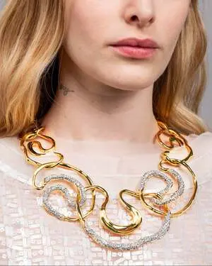 Alexis Bittar Solanales Intertwined Crystal Necklace