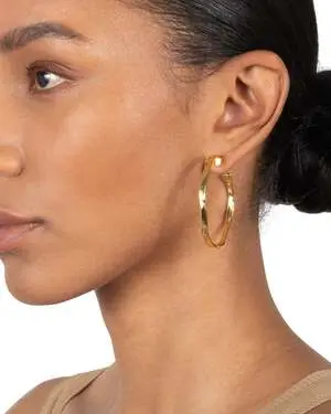 Alexis Bittar Brut Hoop Earrings