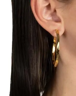 Alexis Bittar Brut Hoop Earrings