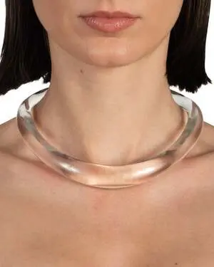 Alexis Bittar Liquid Lucite Collar Necklace - Clear