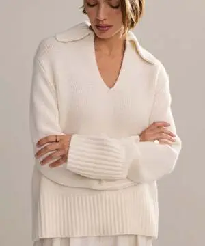 Jenni Kayne Cashmere Phoebe Polo - Ivory