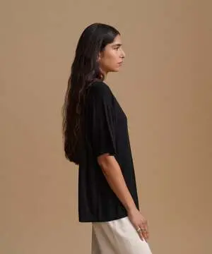 Jenni Kayne Merino T-shirt - Black