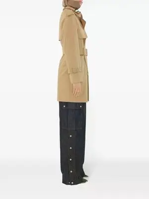 Burberry Vintage Check Cotton Trench Coat