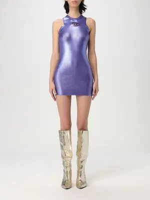 DIESEL® Sleeveless Mini Dress With Cut-out Detail