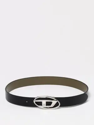 DIESEL® Belt With Logo Detail - Black