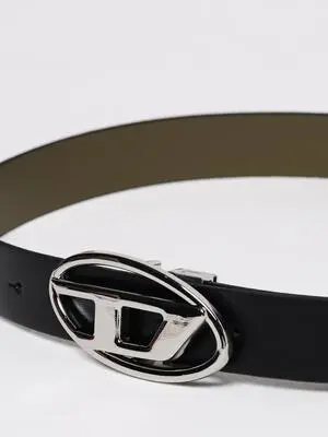 DIESEL® Belt With Logo Detail - Black
