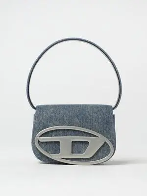 Faded Denim Shoulder Bags