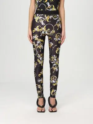 Versace High-rise Printed Leggings - Black