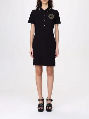 Versace Collared Dress - Black