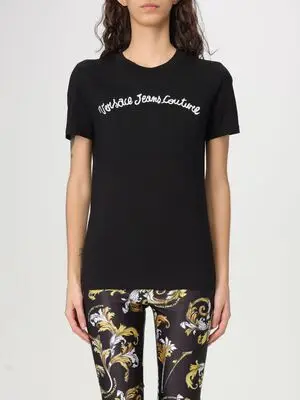 Versace Embroidered T-shirt - Black