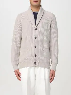 Brunello Cucinelli Shawl Collar Cardigan - Beige