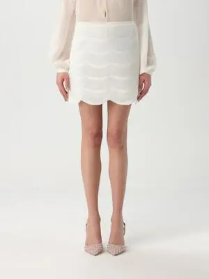 TOM FORD Textured Mini Skirt - White