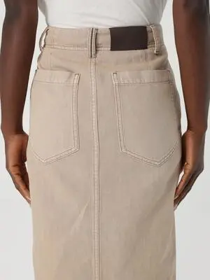 Brunello Cucinelli Maxi Skirt - Beige