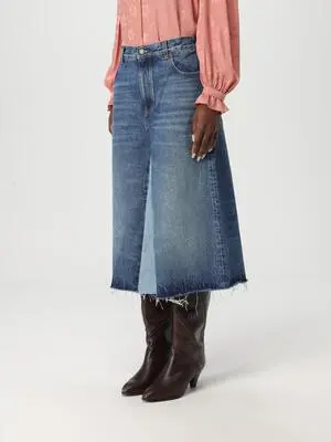Chloé Denim Wide-leg Culottes