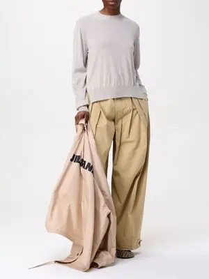 JIL SANDER Crew Neck Pullover - Beige