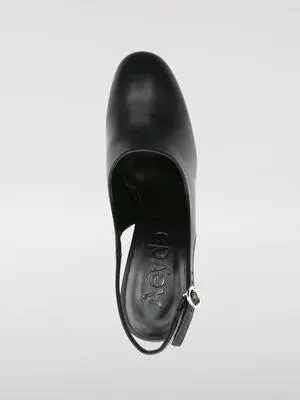 AeydĒ Slingback Block Heel Pumps - Black