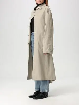 MAISON MARGIELA Relaxed Fit Trench Coat - Beige