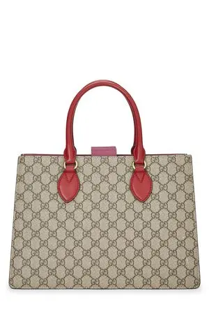 Gucci Gg Supreme Canvas Top Handle Tote - Multi