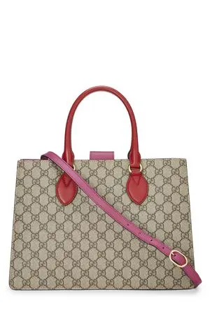 Gucci Gg Supreme Canvas Top Handle Tote - Multi
