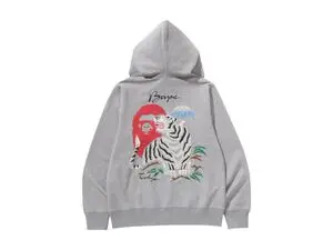 A BATHING APE Tiger Souvenir Zip Hoodie