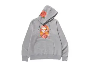 A BATHING APE Japanese Peony Pullover Hoodie