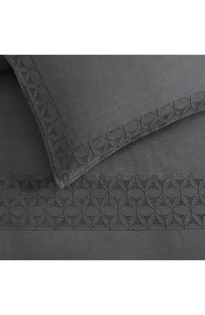 DKNY PURE Hotel Eyelet Duvet Cover & Shams Set