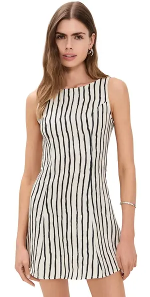 VRG GRL Chloe Linen Mini Dress