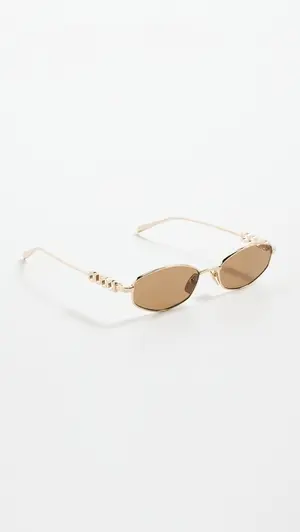 Gucci Oval Frame Sunglasses