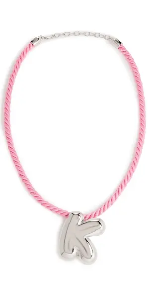 Alison Lou Cloud Letter Pendant Necklace
