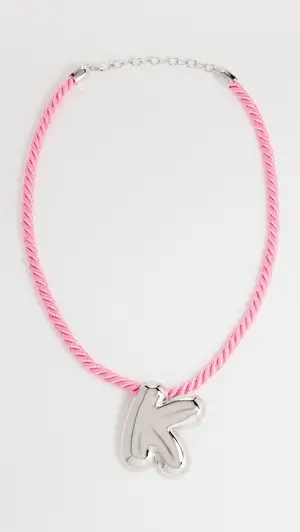 Alison Lou Cloud Letter Pendant Necklace