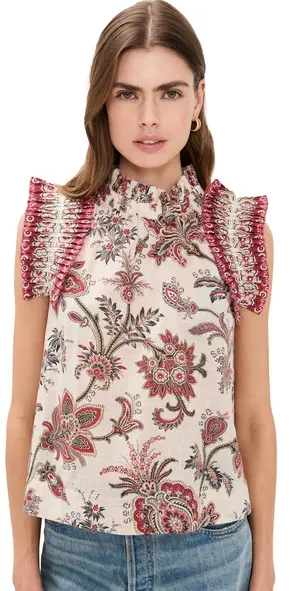 Sea Flutter Sleeve Top