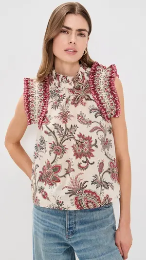 Sea Flutter Sleeve Top