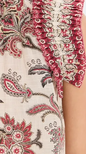Sea Flutter Sleeve Top