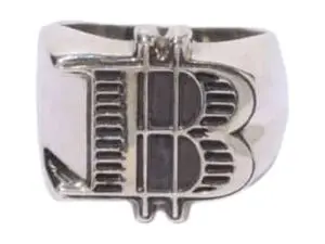 A BATHING APE B Logo Ring