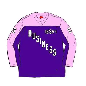 Supreme Business Hockey Jersey - Purple