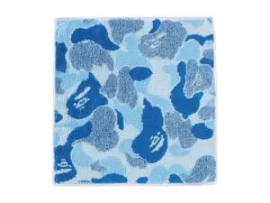 A BATHING APE Abc Camo Hand Towel - Blue