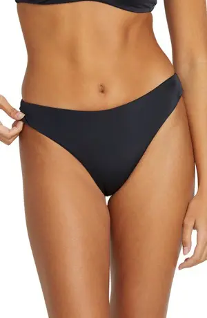 Volcom Simply Seamless Cheekini Bikini Bottoms - Black