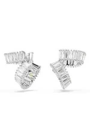 SWAROVSKI X Ariana Grande Baguette Zirconia Cuff Earrings