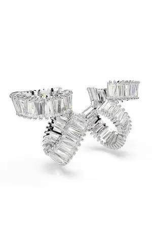 SWAROVSKI X Ariana Grande Baguette Zirconia Cuff Earrings