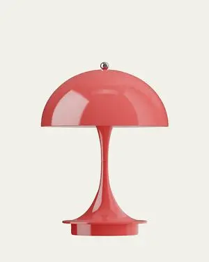 Louis Poulsen Panthella Portable Acrylic Table Lamp, 10" Coral